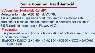 Antacid || B pharmacy First Year|| Pharmaceutical Inorganic Chemistry ...