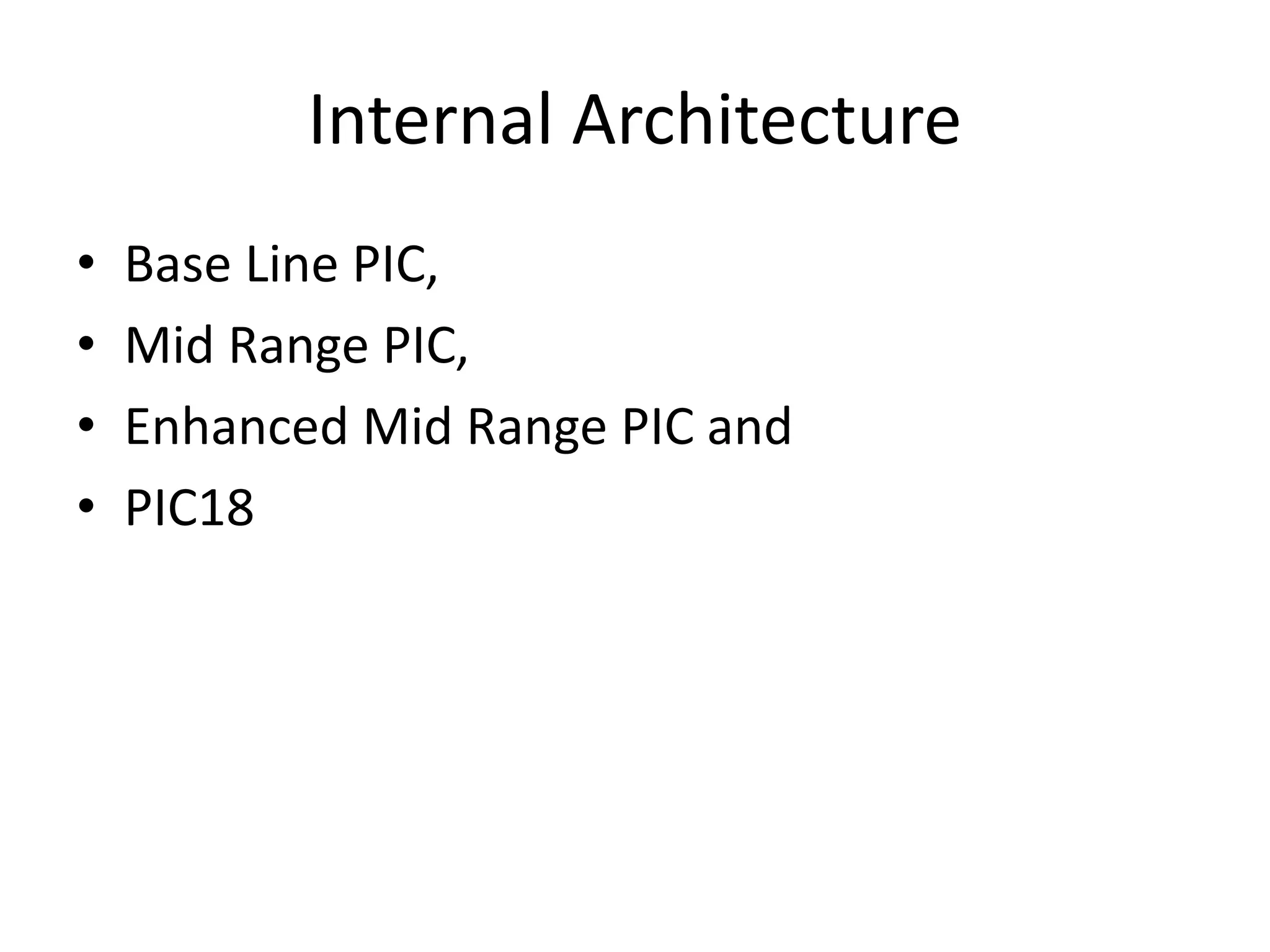 Pic architecture done by Priyanga KR | PPTX | Computer Peripherals ...