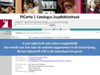 PiCarta Tutorial Minor Leerpsychologie | PPT
