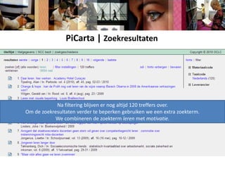 PiCarta Tutorial Minor Leerpsychologie | PPT