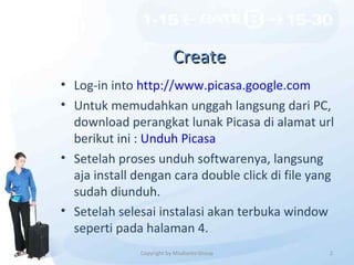 Belajar Picasa dan Picasa Web | PPT