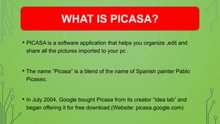 Picasa presentation | PPTX