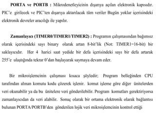 PIC Programlama, Assembly ve Komutlar | PPTX