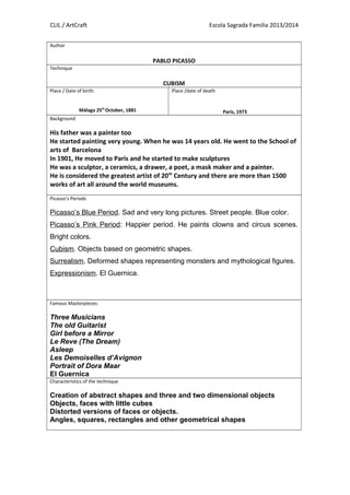 Picasso | PDF