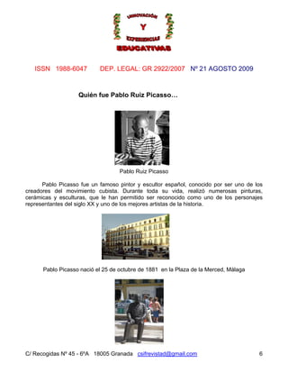 Picasso actividades | PDF