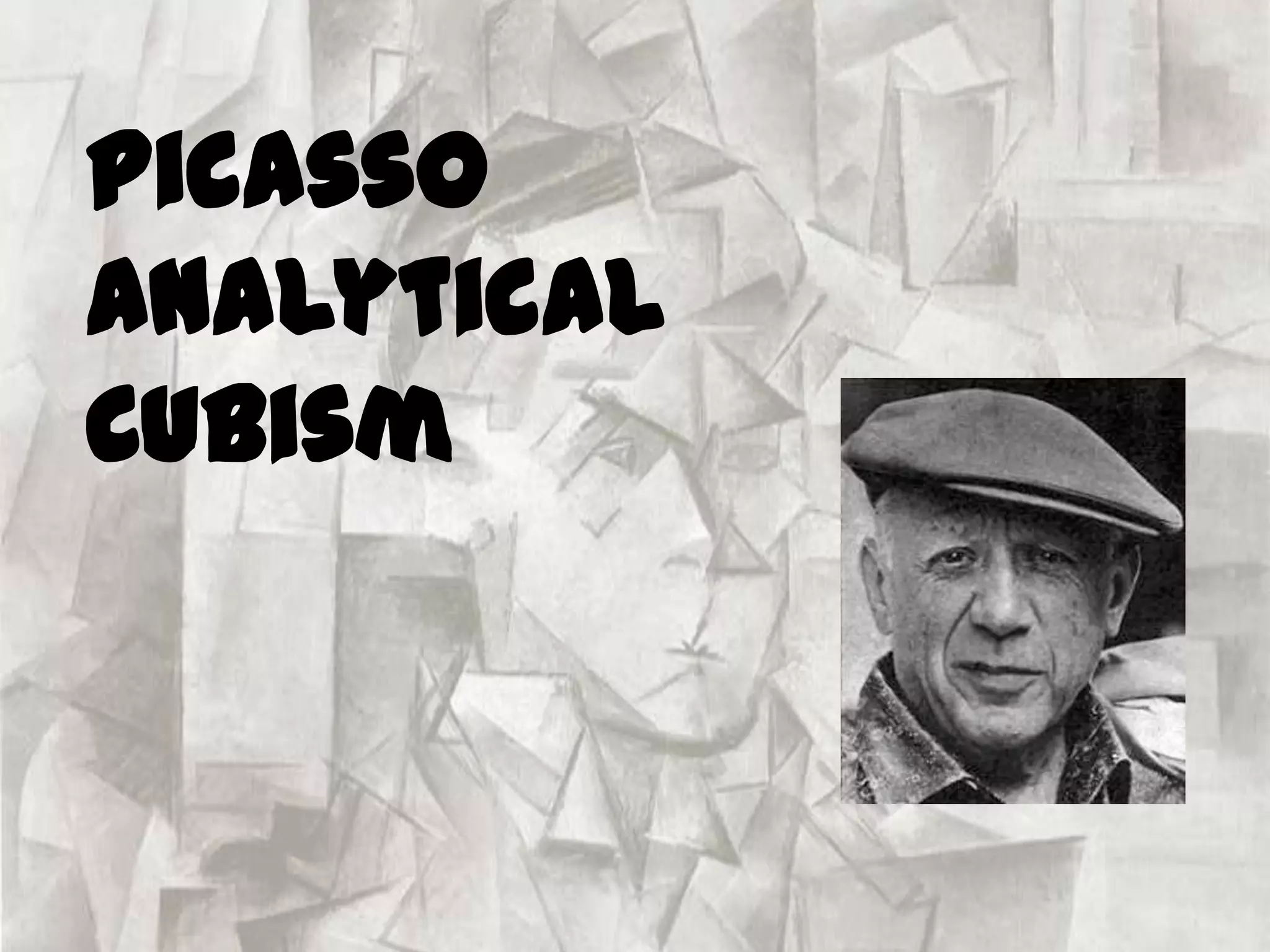 Picasso analytical cubism | PPTX