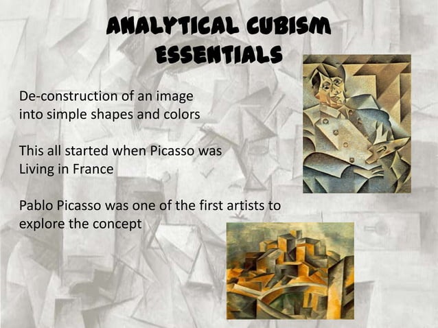 Picasso analytical cubism | PPTX