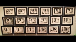 Picasso les deux femmes nues litho series | PPT