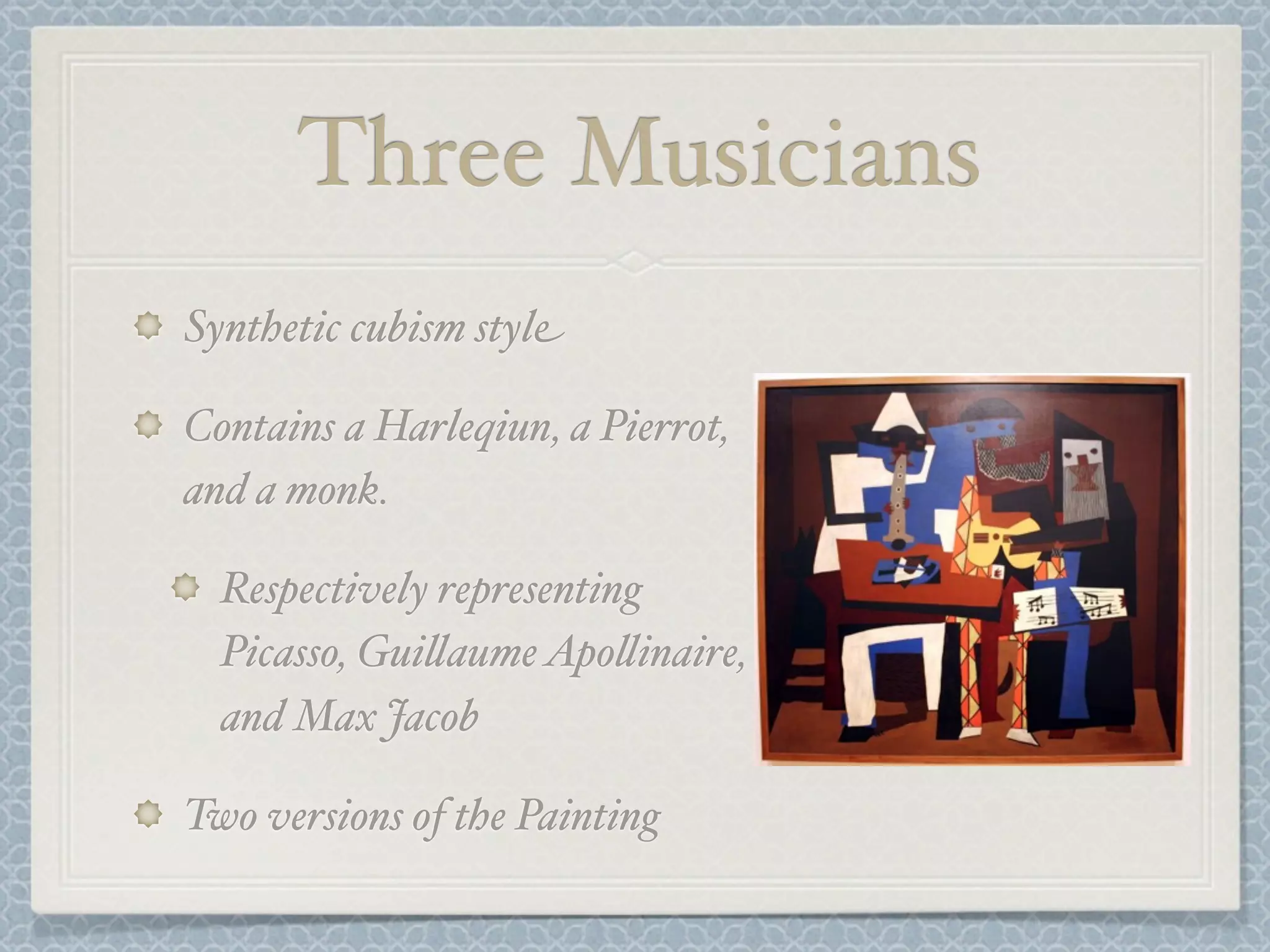 Picasso PowerPoint | KEY