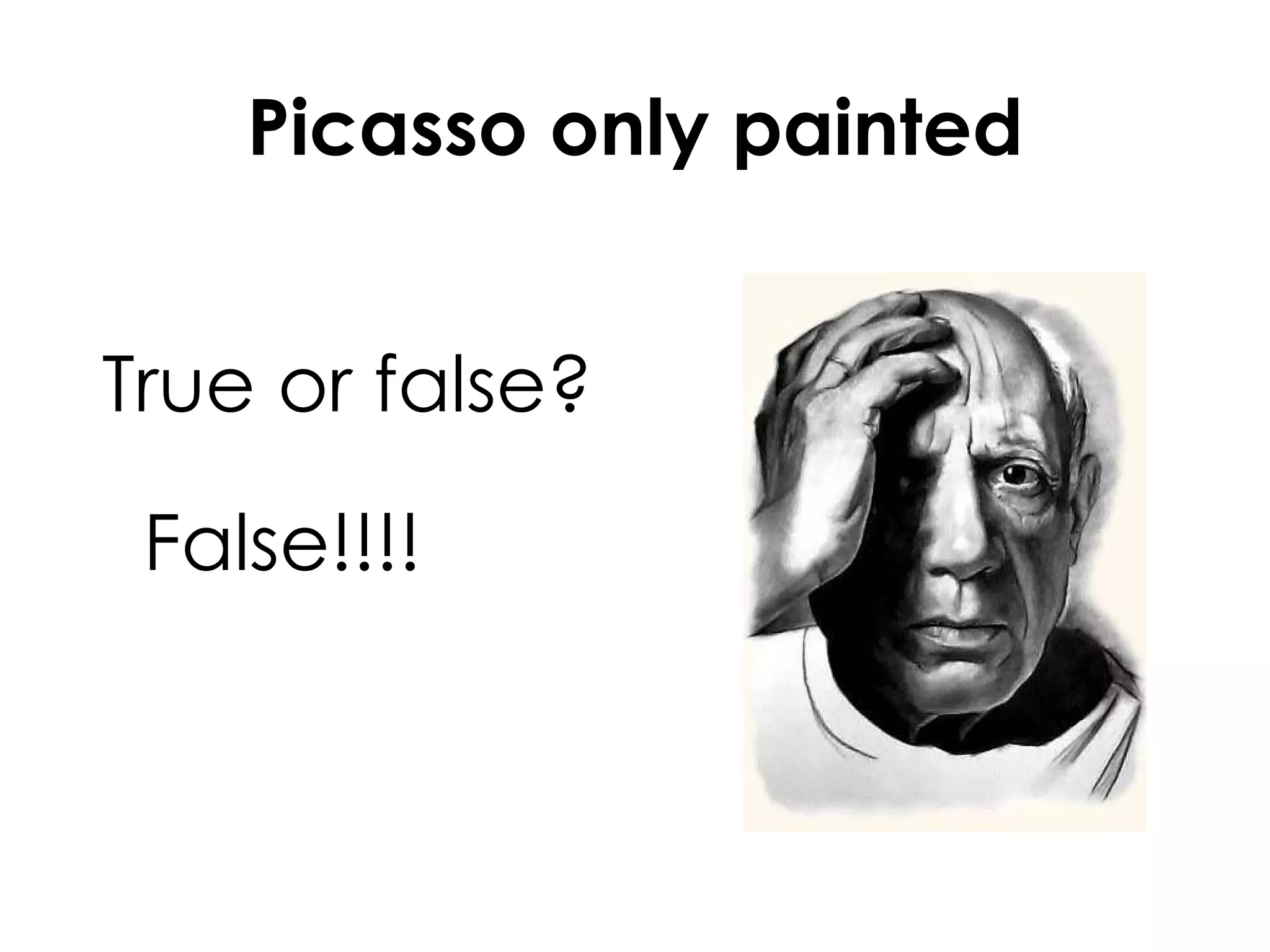 Picasso quiz activity | PPT