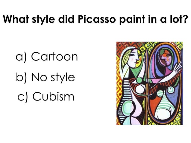 Picasso quiz activity | PPT | Modern Art | Fine Art