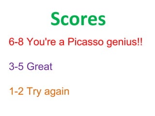 Picasso quiz activity | PPT