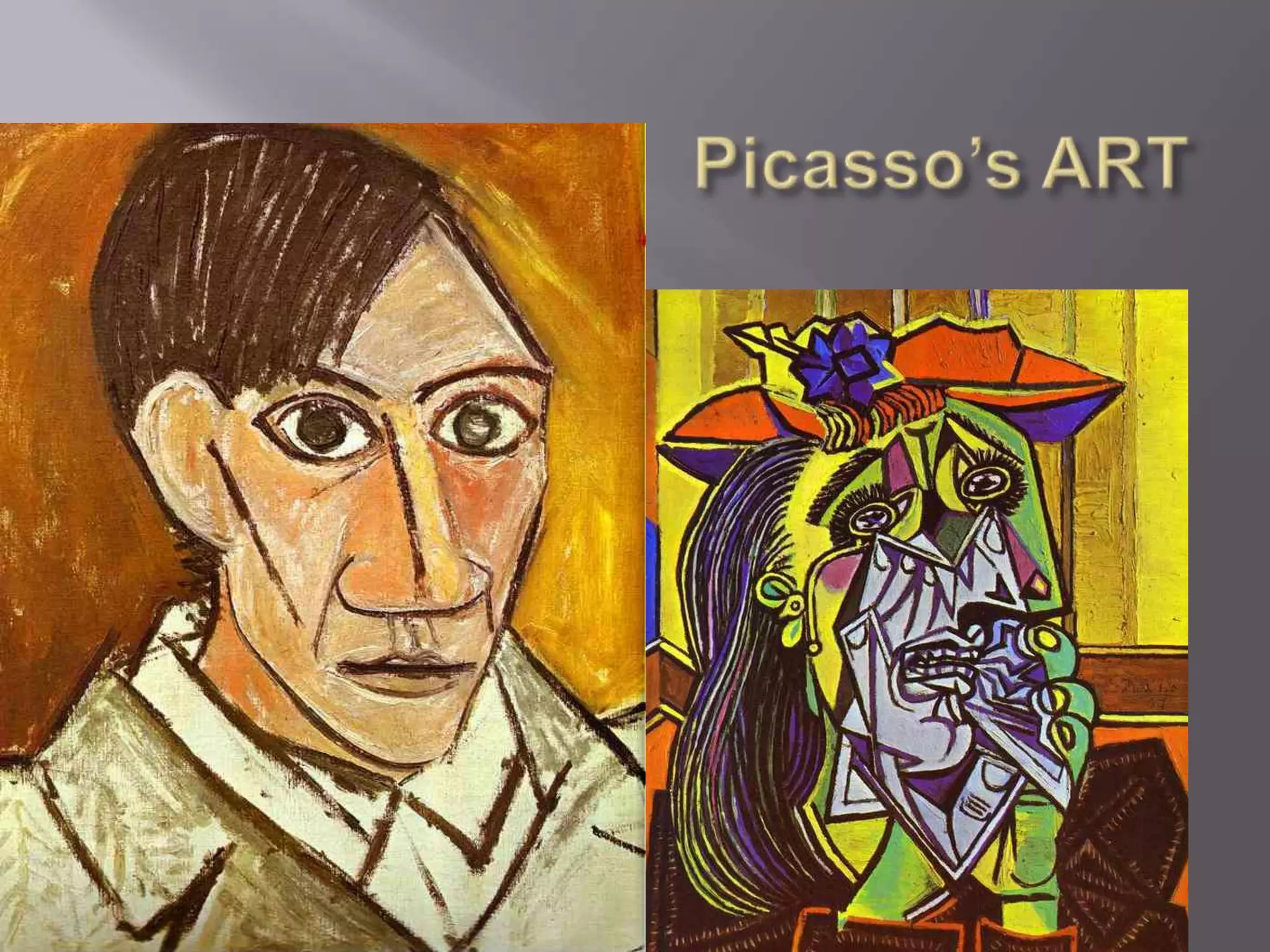 Picasso self portrait | PPTX