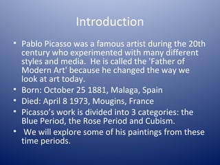 Picasso web quest | PPT