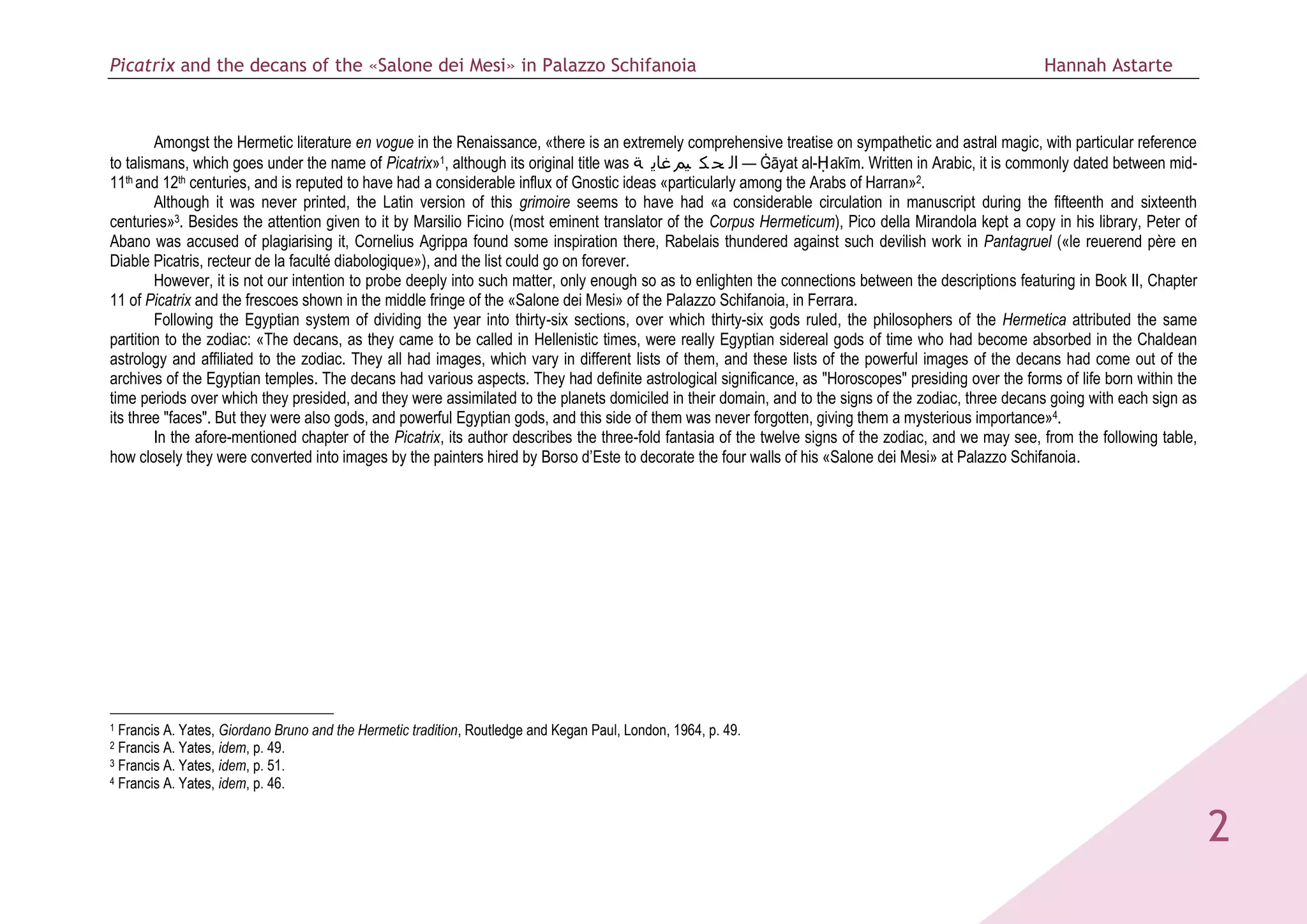 Picatrix and the decans of the salone dei mesi | DOCX