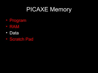 Introduction to PICAXE Microcontrollers | PPT