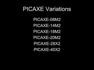 Introduction to PICAXE Microcontrollers | PPT