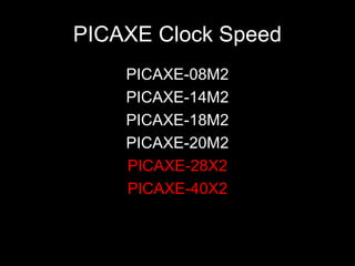 Introduction to PICAXE Microcontrollers | PPT