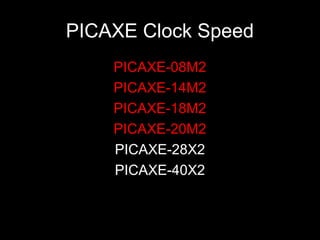 Introduction to PICAXE Microcontrollers | PPT