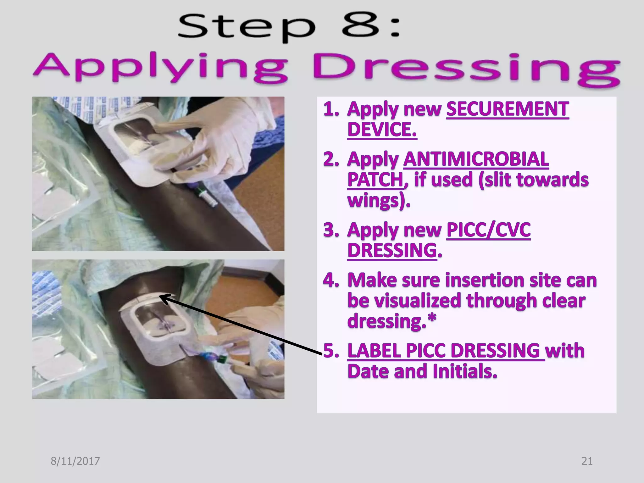 PICC Care and Maintenance Inservice | PPTX