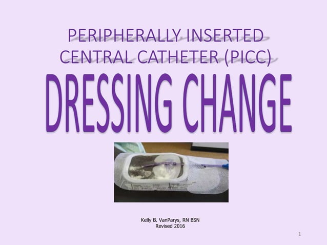 PICC Care and Maintenance Inservice | PPTX