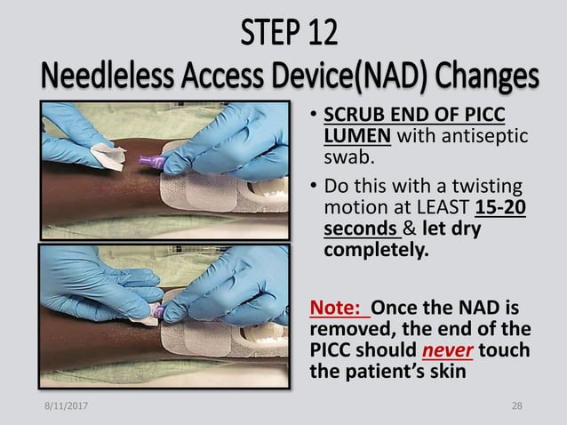 PICC Care and Maintenance Inservice | PPTX
