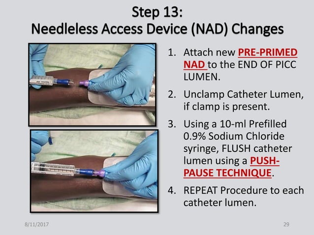 PICC Care and Maintenance Inservice | PPTX