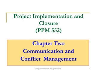 Project implementation chapterTwo.ppt