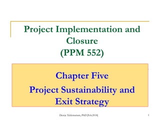 project implementation chapter Five.ppt