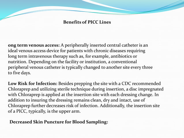 Picc line by abdul fatah | PPTX