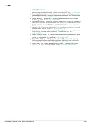 Piccolo Duct Occluder.pdf | Heart and Cardiovascular Diseases ...