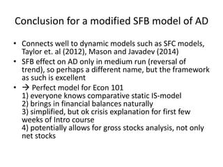 A SFC Model of the US Economy with a Special Emphasis on Explaining ...