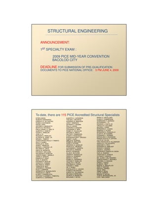 PICE SPECIALIST MEMBER FAQs | PDF