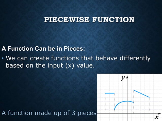 Picewise and step function | PPT