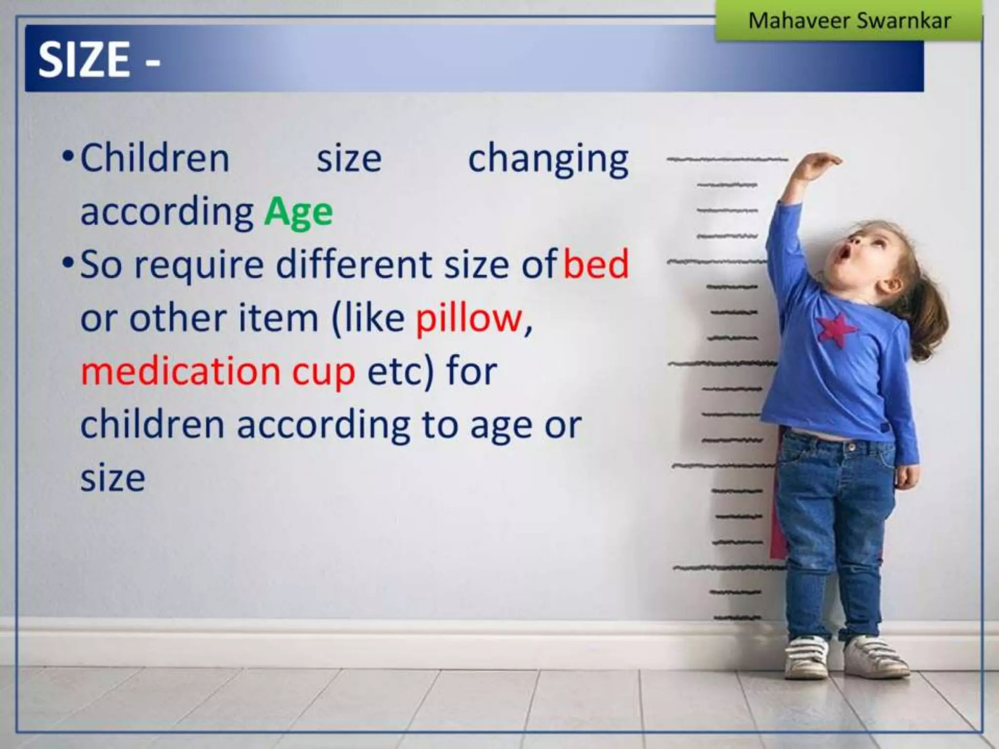 DIFFERENCES BETWEEN AN ADULT AND CHILD | PPTX