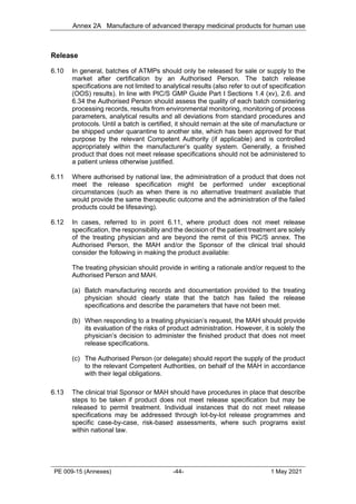 Pic gmp 2021.pdf annexes | PDF