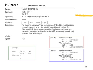 PIC Instruction.pdf , Microprocessor, microcontroller | PDF
