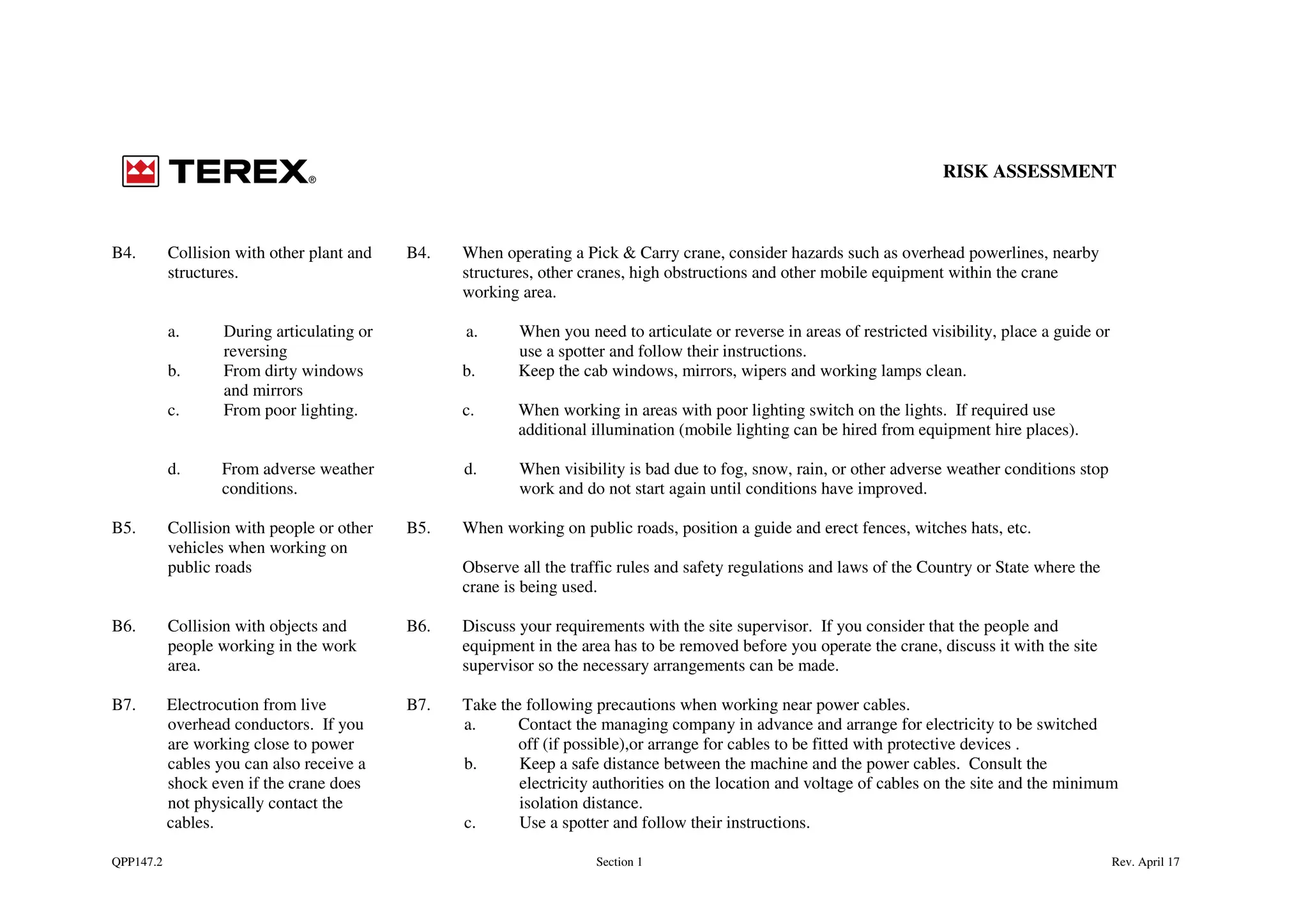 Pick carry-cranes-risk-assessment | PDF
