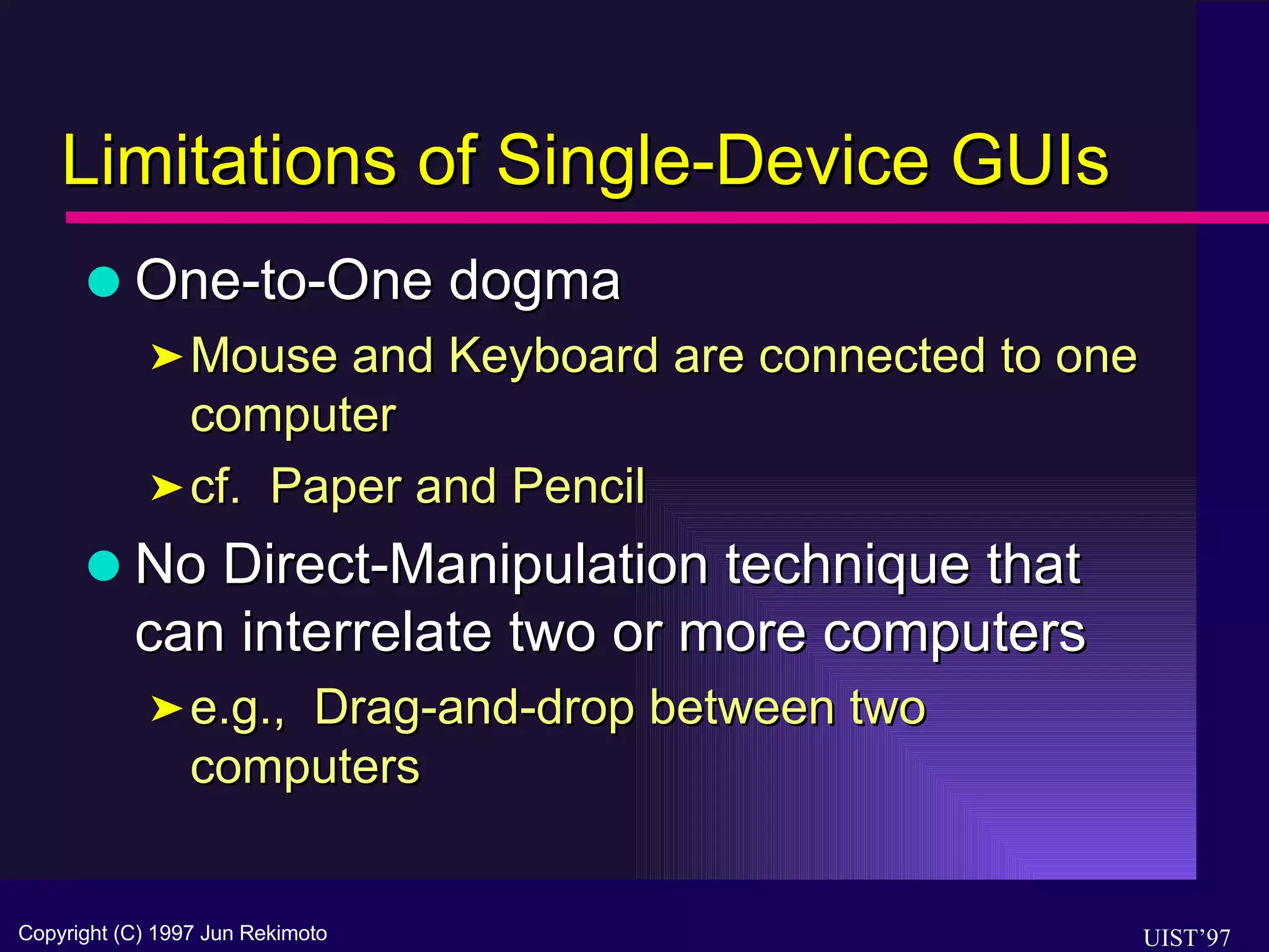 Pick-and-Drop: A Direct Manipulation Technique for Multiple Computer ...