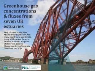Pickard, Amy: Greenhouse gas concentrations and fluxes from seven UK ...