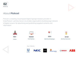 Pickcel digital signage overview | PPT