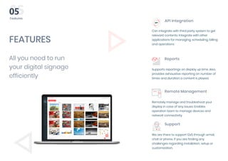 Pickcel digital signage overview | PDF