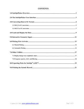 Seis Opt Picker | PDF