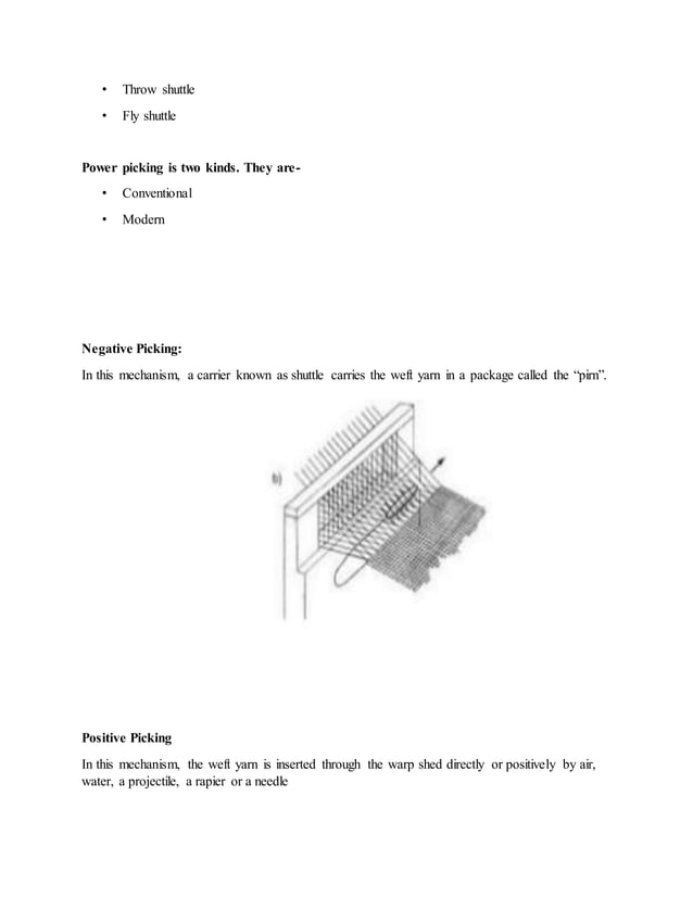 Picking and beating | DOCX | Needlework | Arts and Crafts