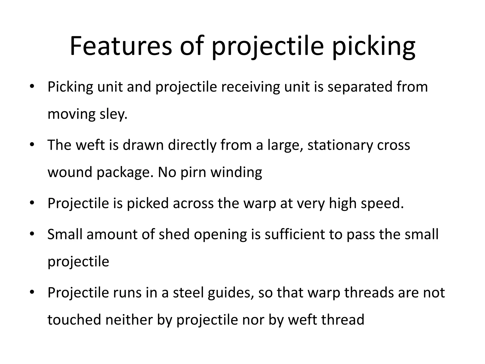 Picking mechnism in weaving | PPTX