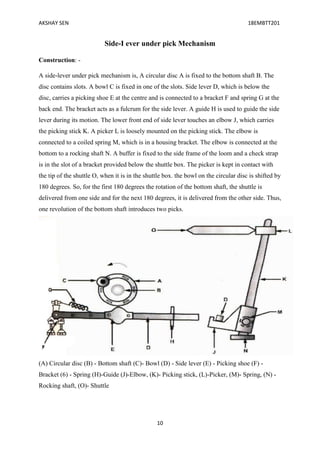 picking mechanism of shuttle | PDF