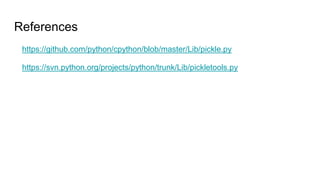 Pickle - how it works | PPTX