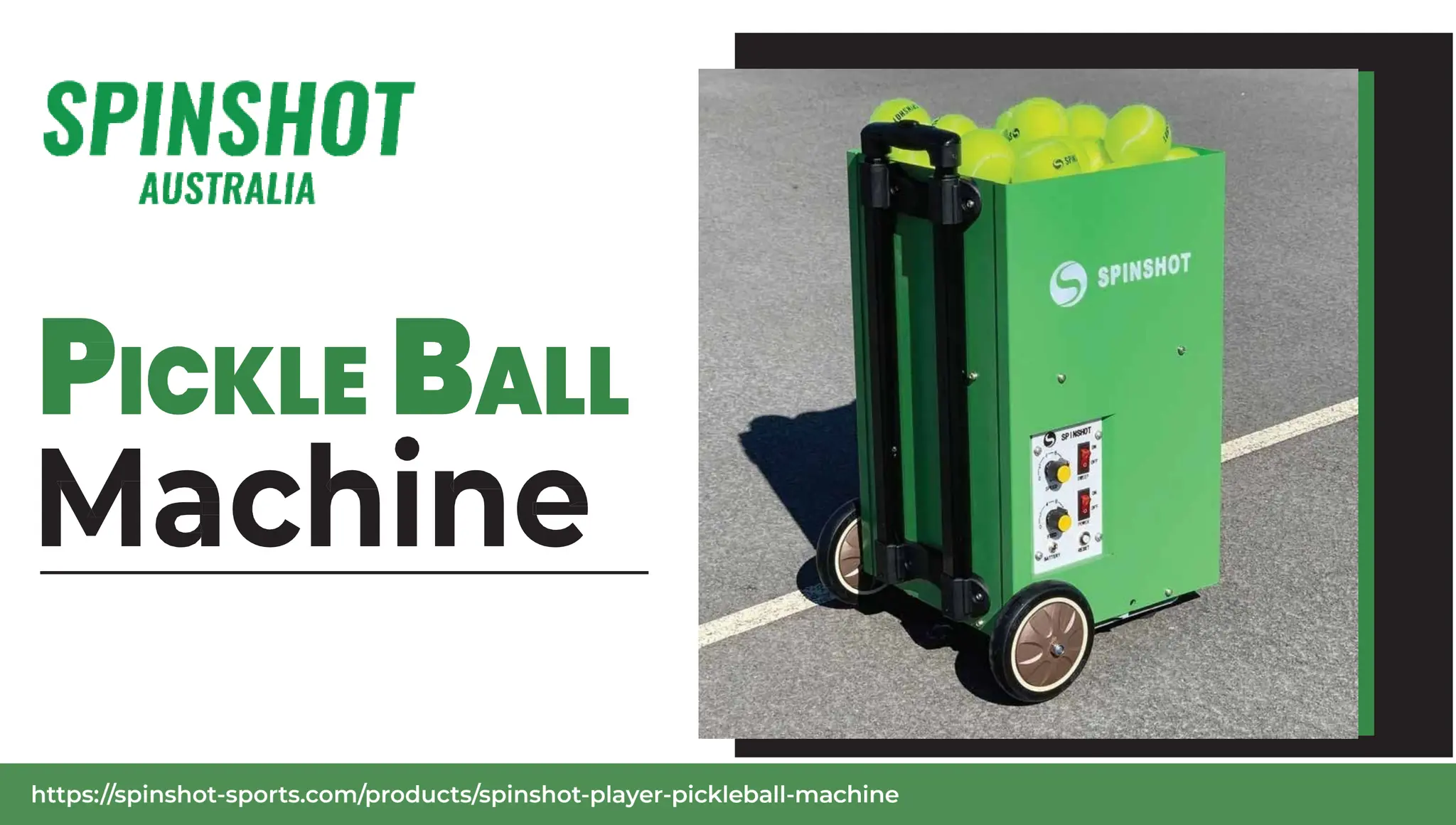 Boost your pickleball skills with the Spinshot Sports Pickle ball ...