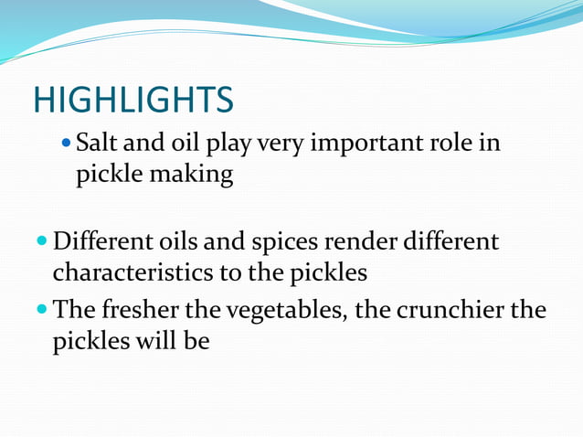 Pickle preparation | PPTX