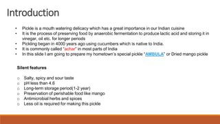 Pickle preparation at home | PDF